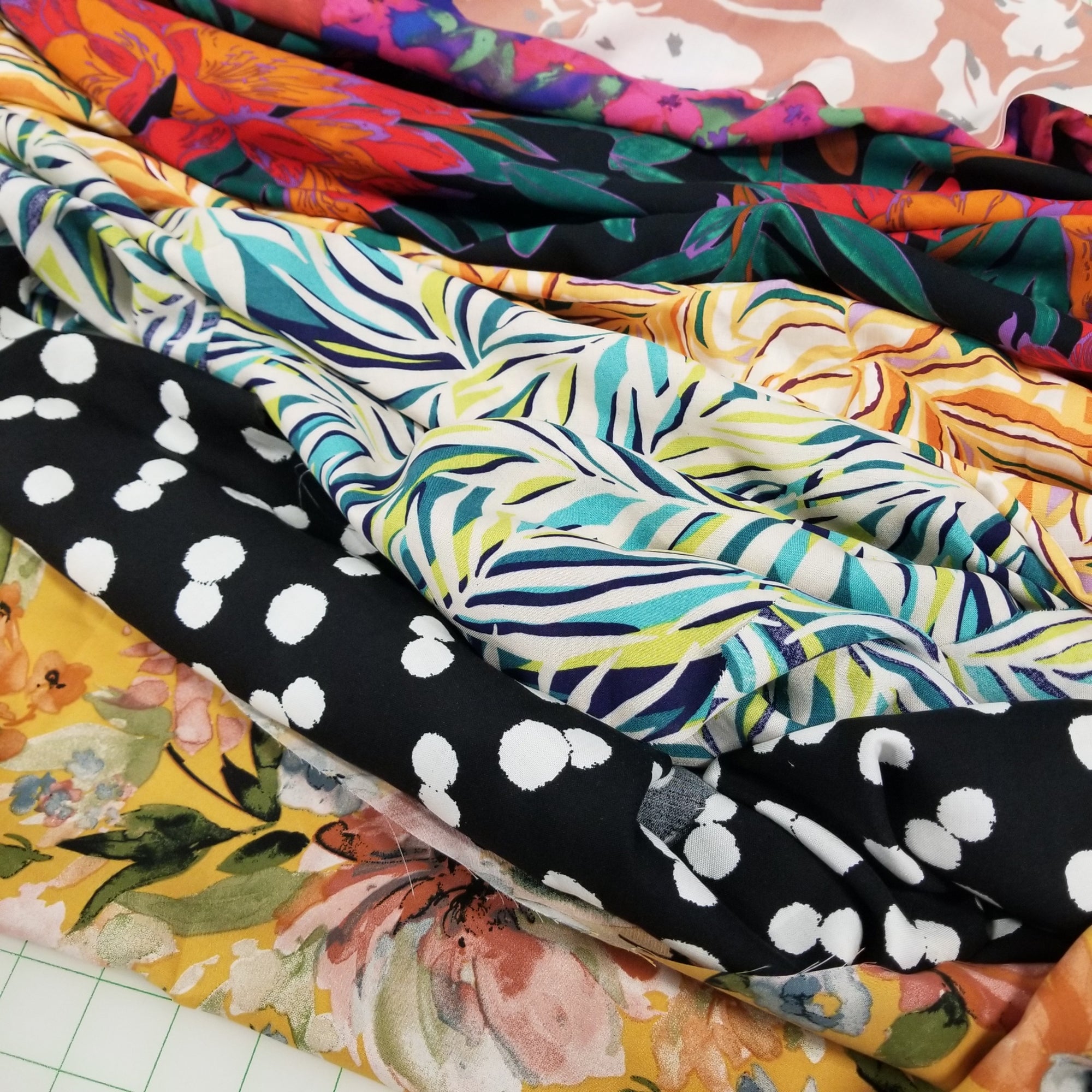 Designer Fashion Apparel Fabric By The Yard- Deadstock Fabric Boutique ...