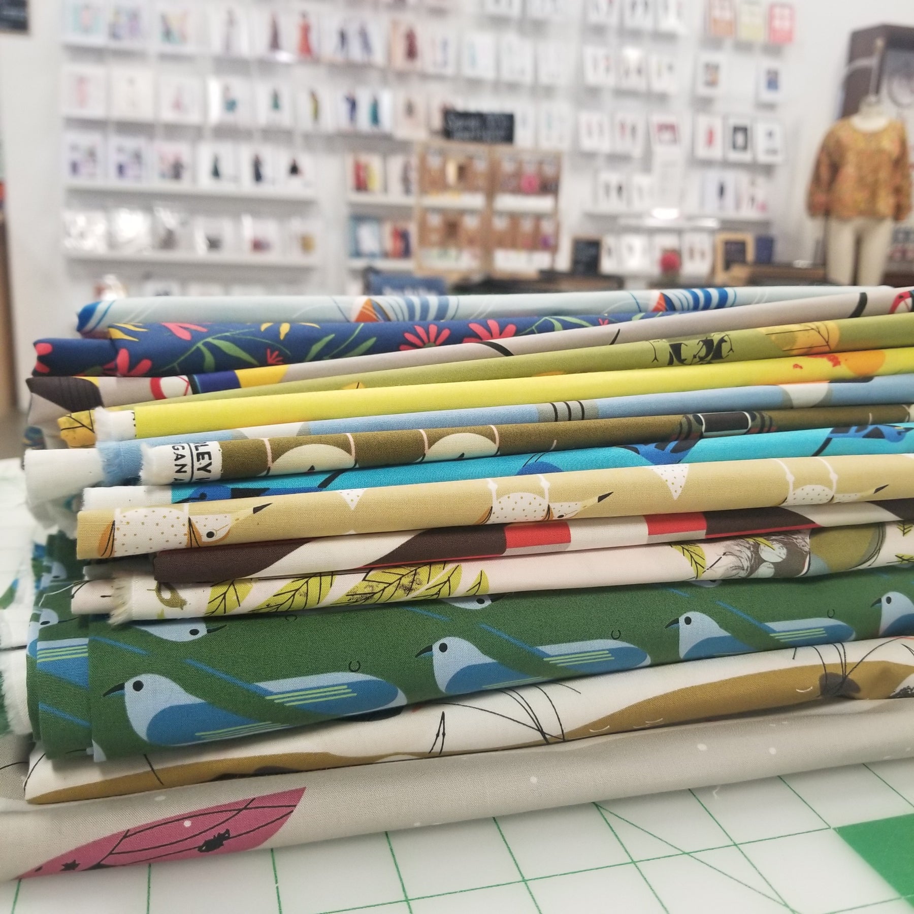 Designer Fashion Apparel Fabric By The Yard- Deadstock Fabric Boutique ...